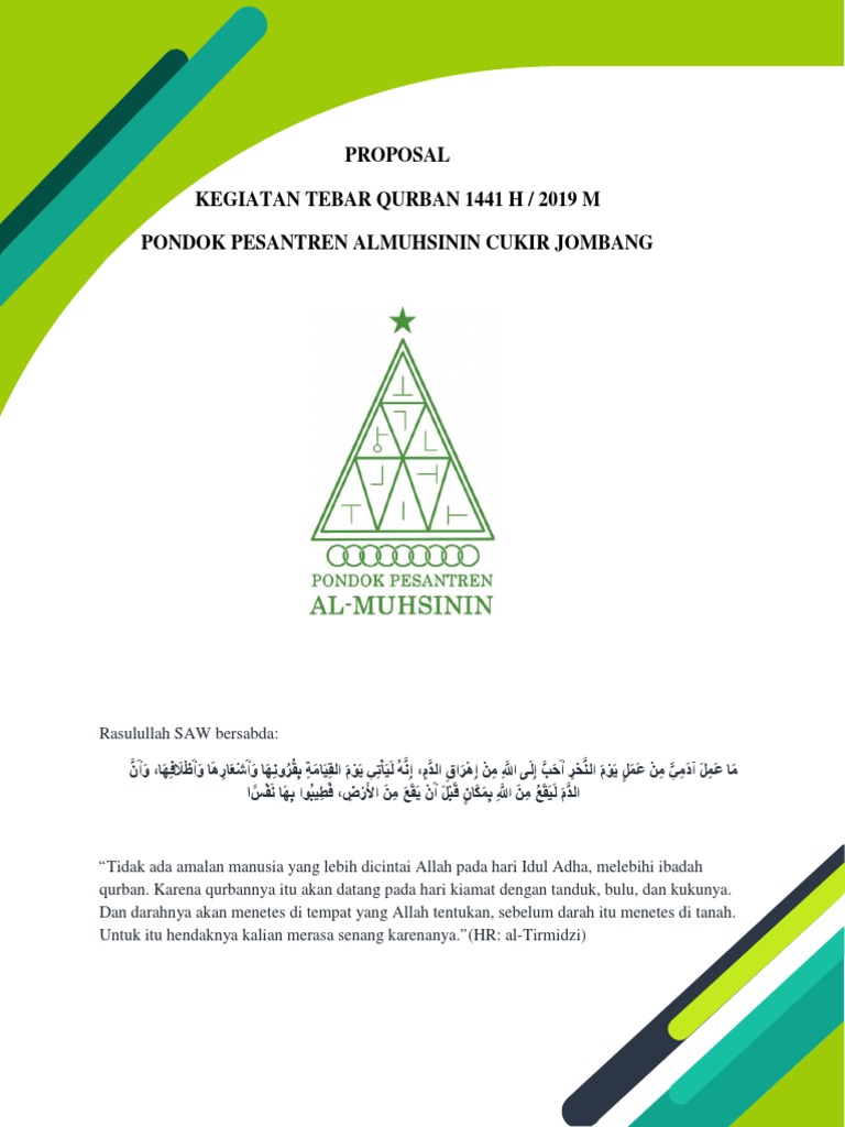 Cover Proposal Qurban | PDF