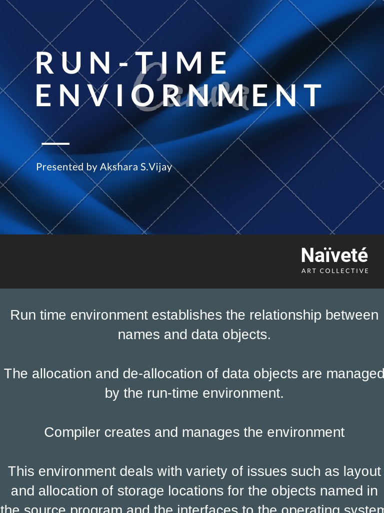 Run Time Environment | Download Free PDF | Subroutine | Scope (Computer Science)
