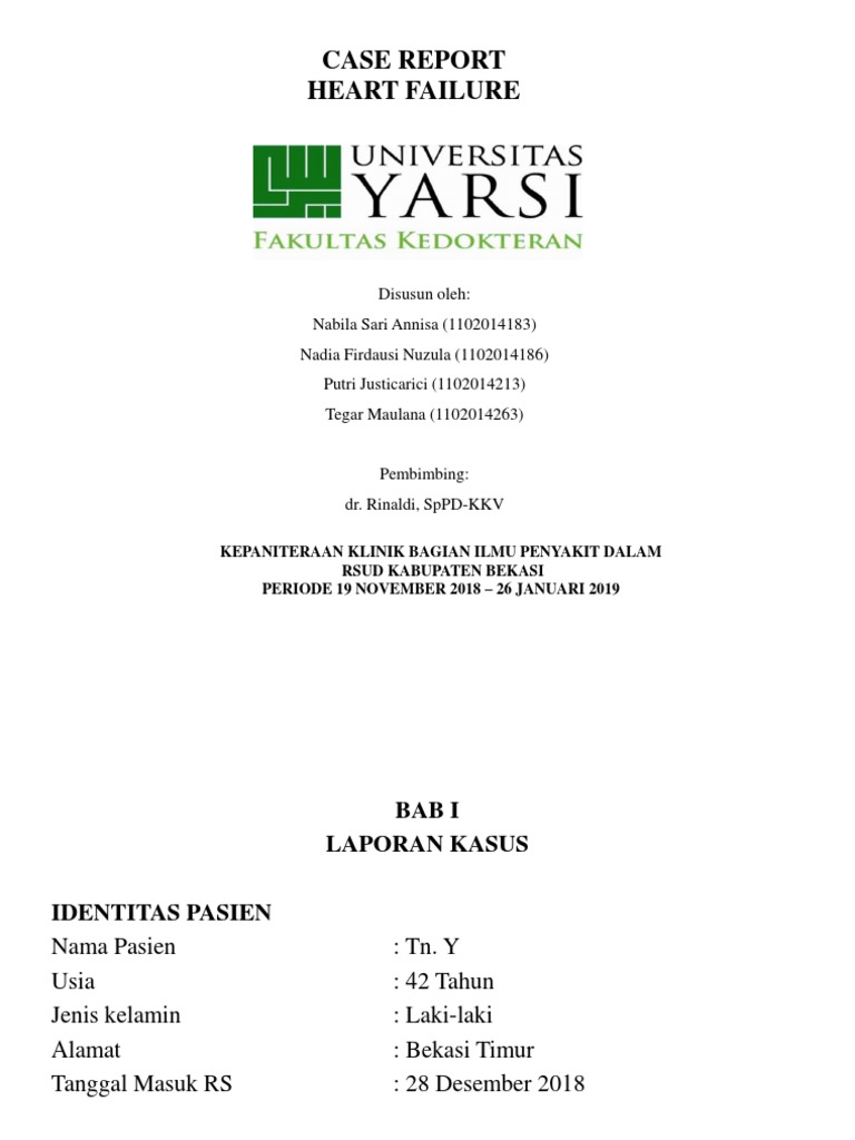 Case Report Jantung | PDF
