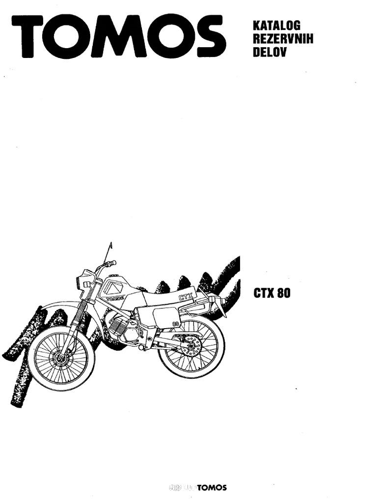 Tomos CTX 80 | PDF