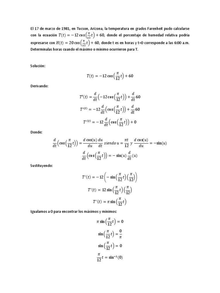 Problemas Maximos y Minimos | PDF | Enseñanza de matemática | Mecánica