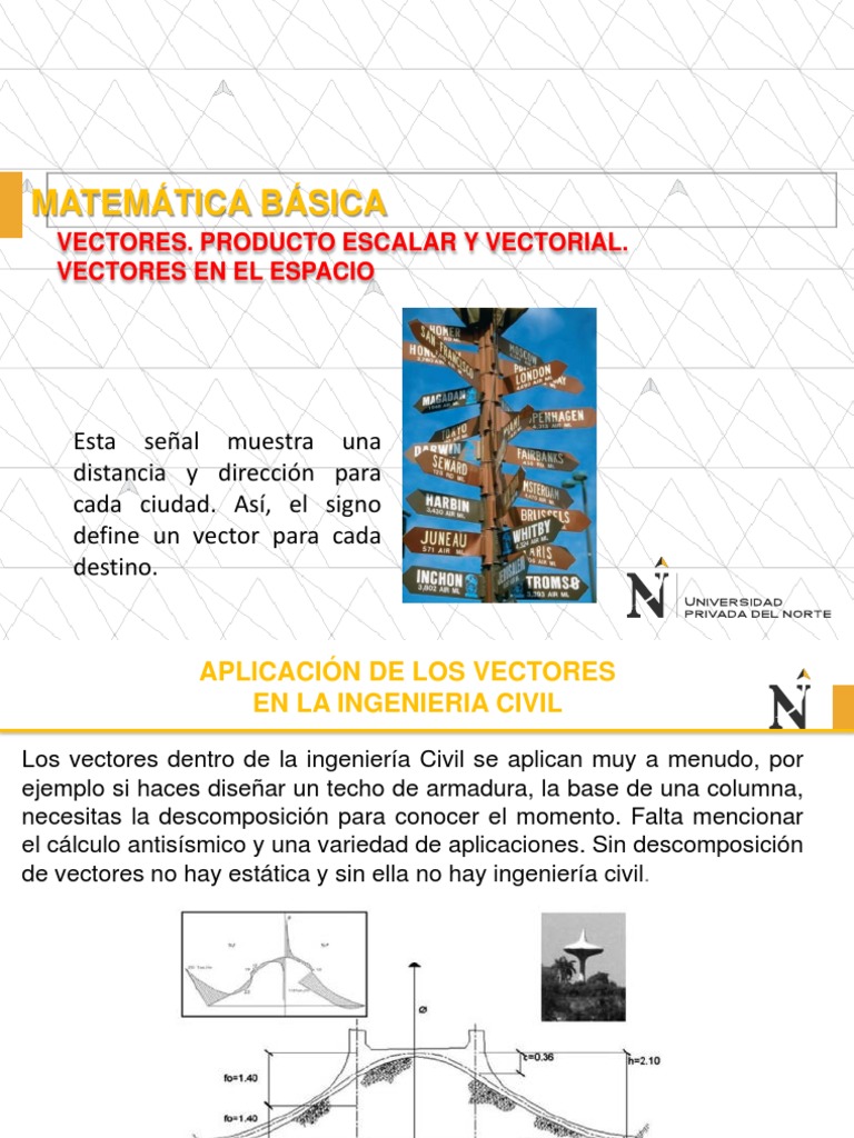 Sem1 - PPT - Vectores en R3.. | PDF | Vector Euclidiano | Escalar (Matemáticas)