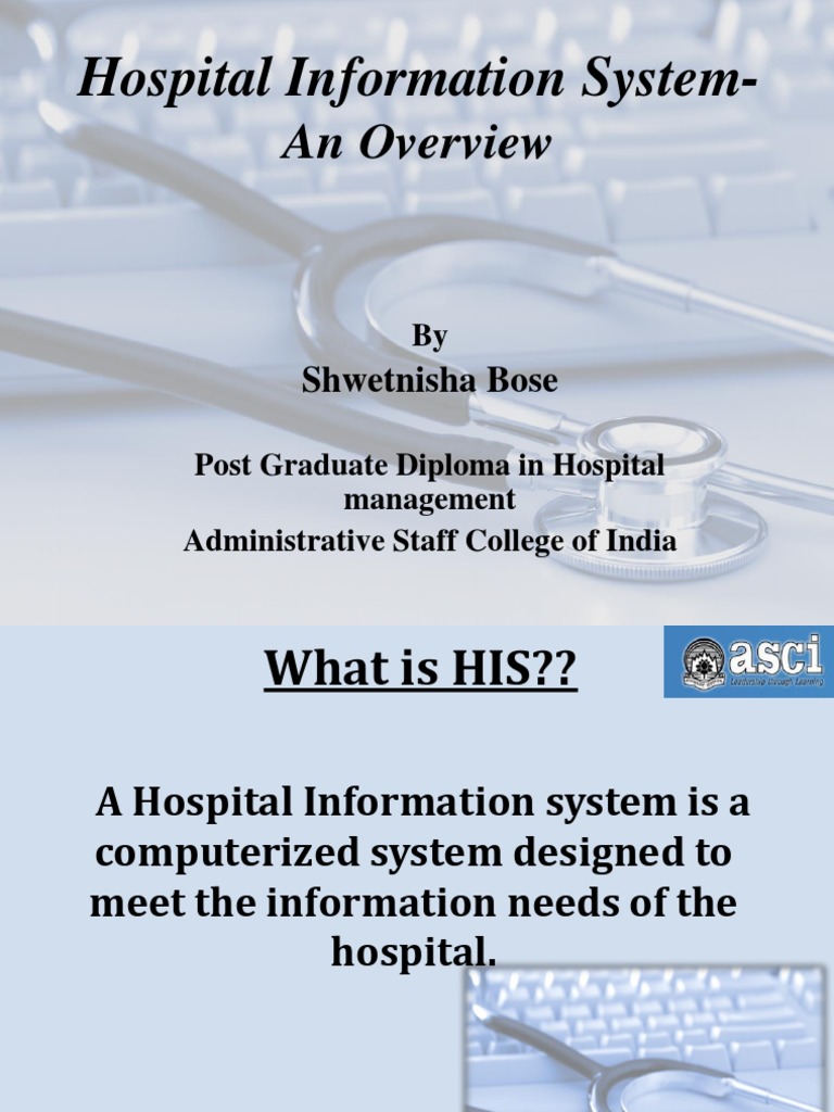 Overview of Hospital Information Systems | PDF | Hospital | Patient
