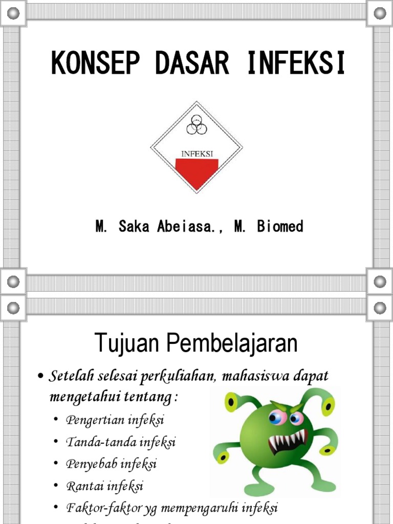 Konsep Infeksi Dan Agen Infeksius | PDF