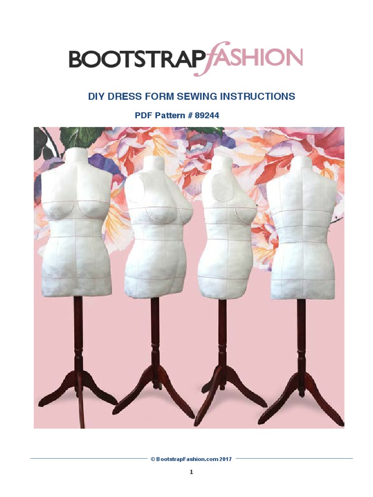 Sewing Instructions-1 PDF | Download Free PDF | Seam (Sewing ...