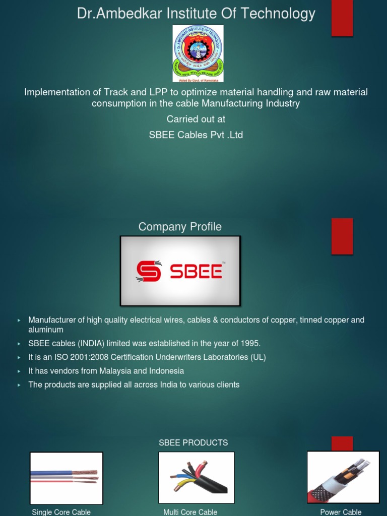 Track and LPP optimize cable manufacturing | PDF | Wire | Electrical Wiring