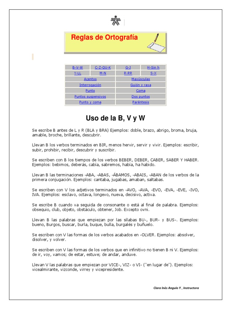 Reglas de Ortografía | PDF | Lingüística | Mecánica del lenguaje