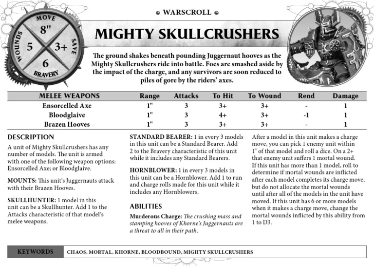 AoS Mighty Skullcrushers en | PDF | Military | Leisure