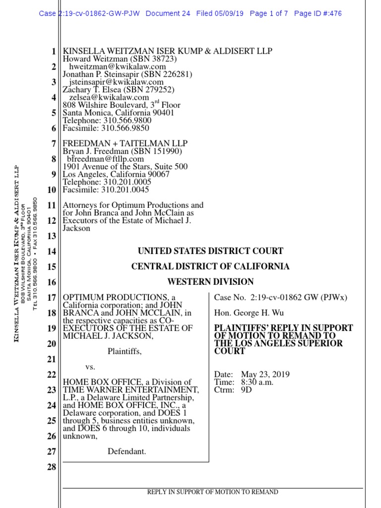 Reply to Motion for Remand in Arbitration Case | PDF | Arbitration ...