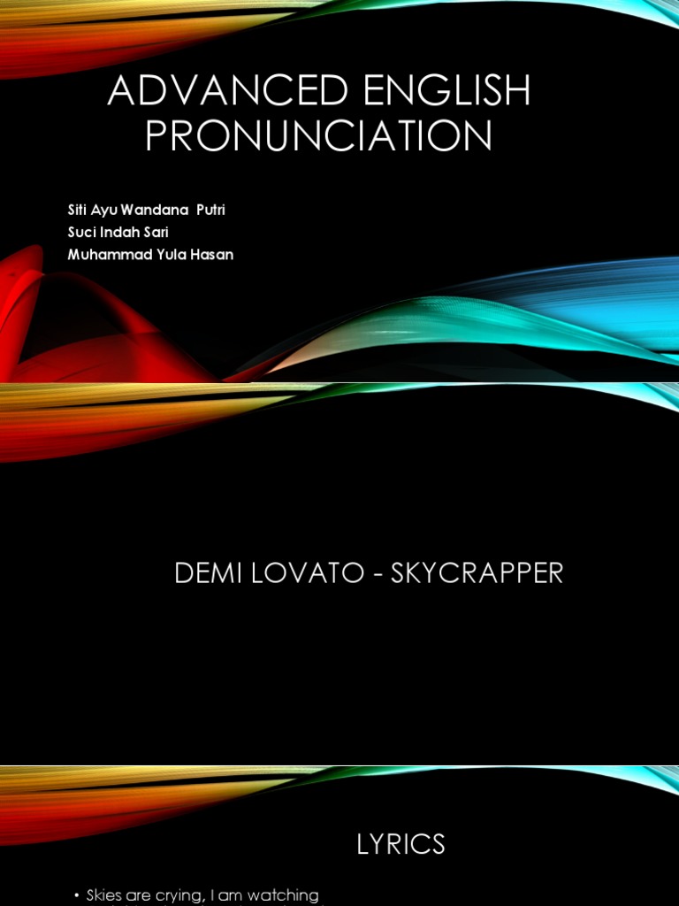 Advanced English Pronunciation Guide | PDF