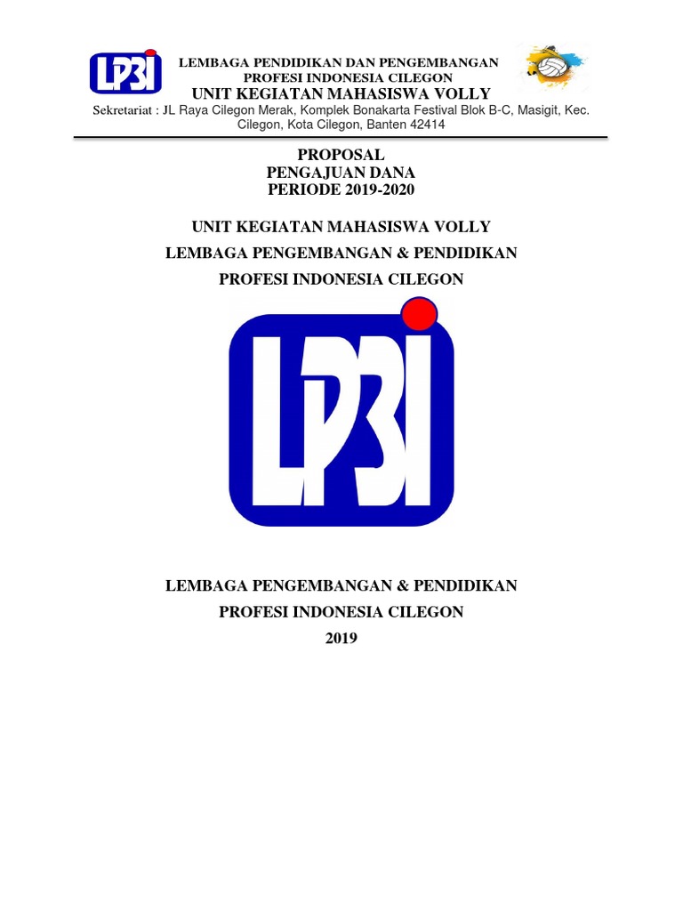 Proposal-UKM-Voli - LP3I | PDF
