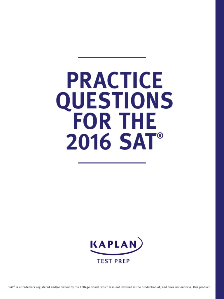 New SAT Free Practice Questions | PDF | Sea Ice | Ice