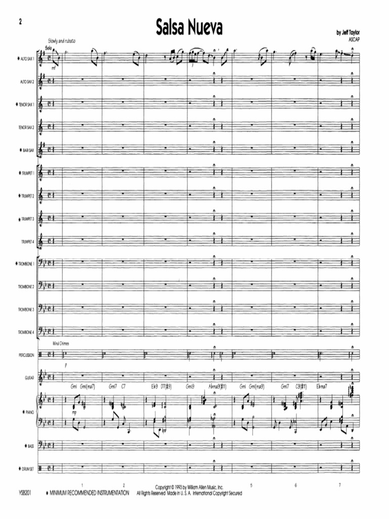 Salsa Nueva - Score PDF | PDF