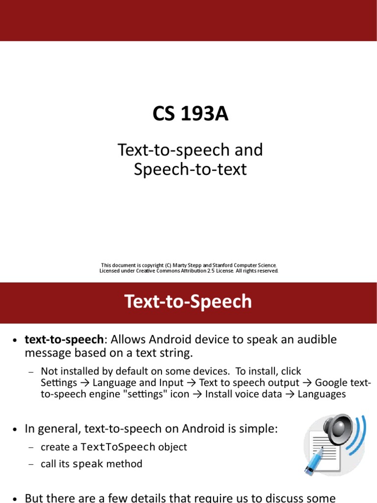 Text To Speech PDF | Download Free PDF | Speech Synthesis | Software Engineering