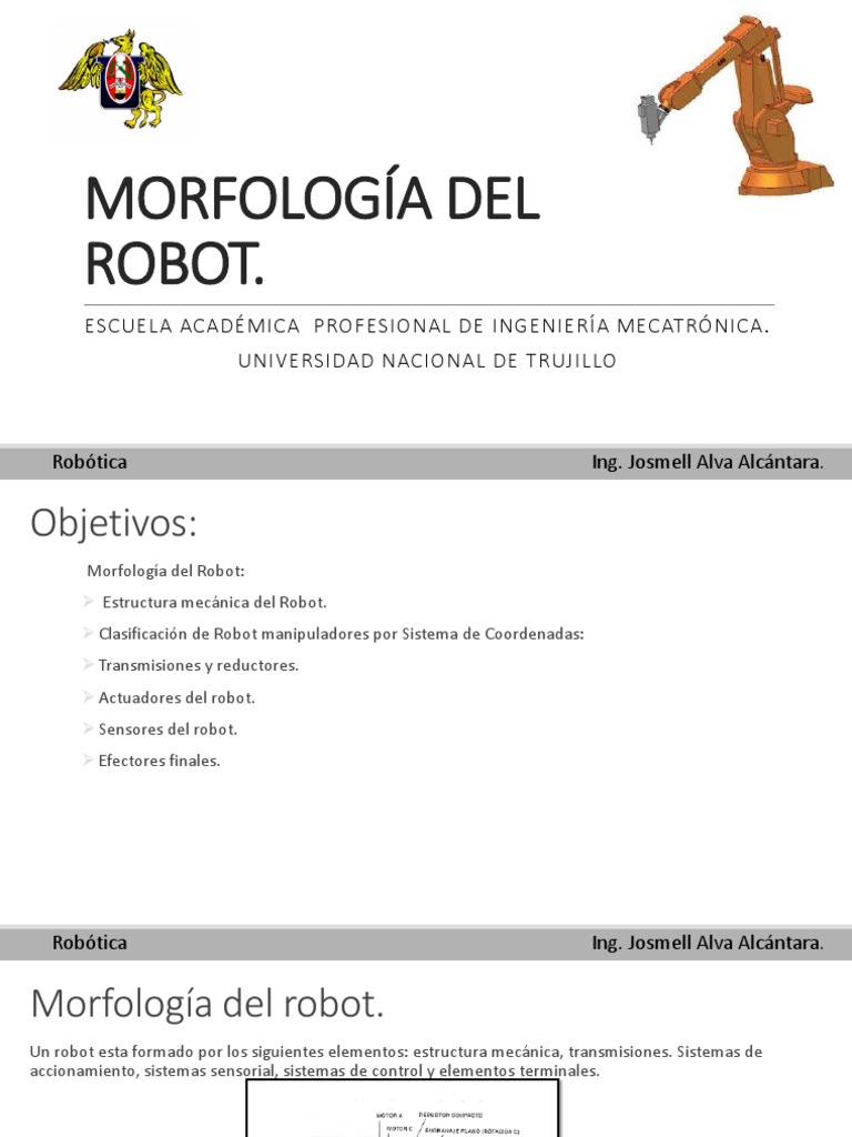 Morfología Del Robot - 2019 | PDF | Solenoide | Robot
