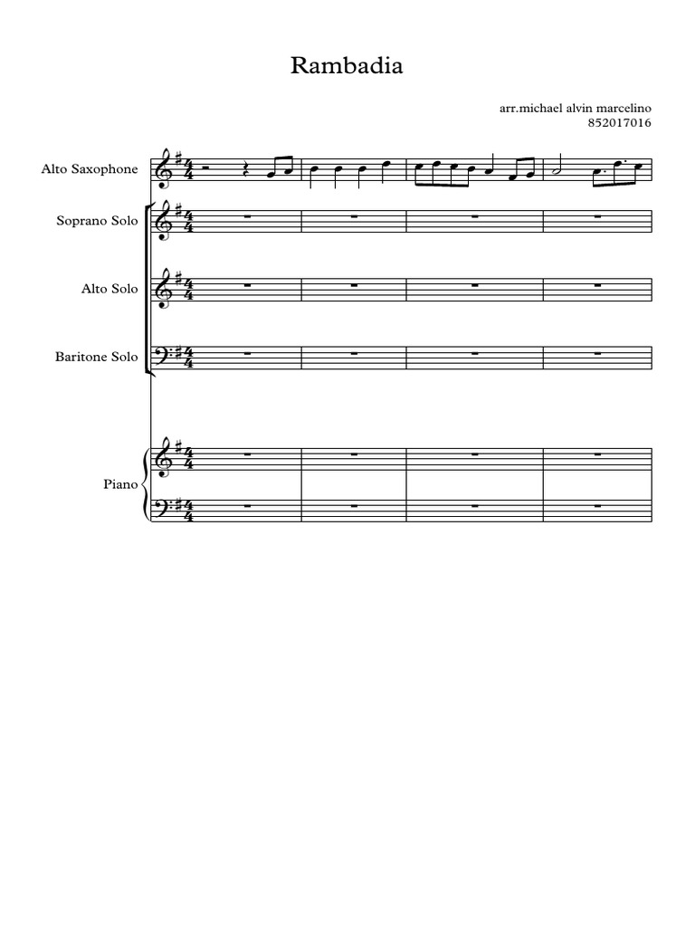 Rambadia Final122p | PDF | Music Technology | Music Of The African Diaspora