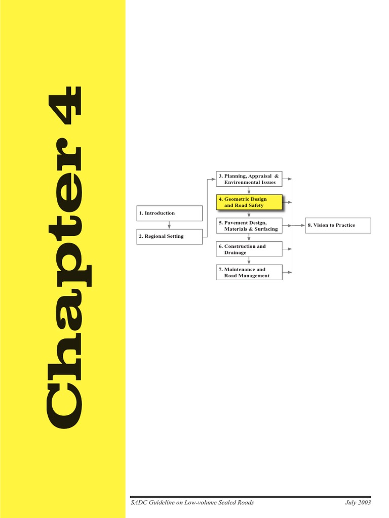 SATCC Guide Chap 4-5 (2003) PDF | PDF | Road | Design