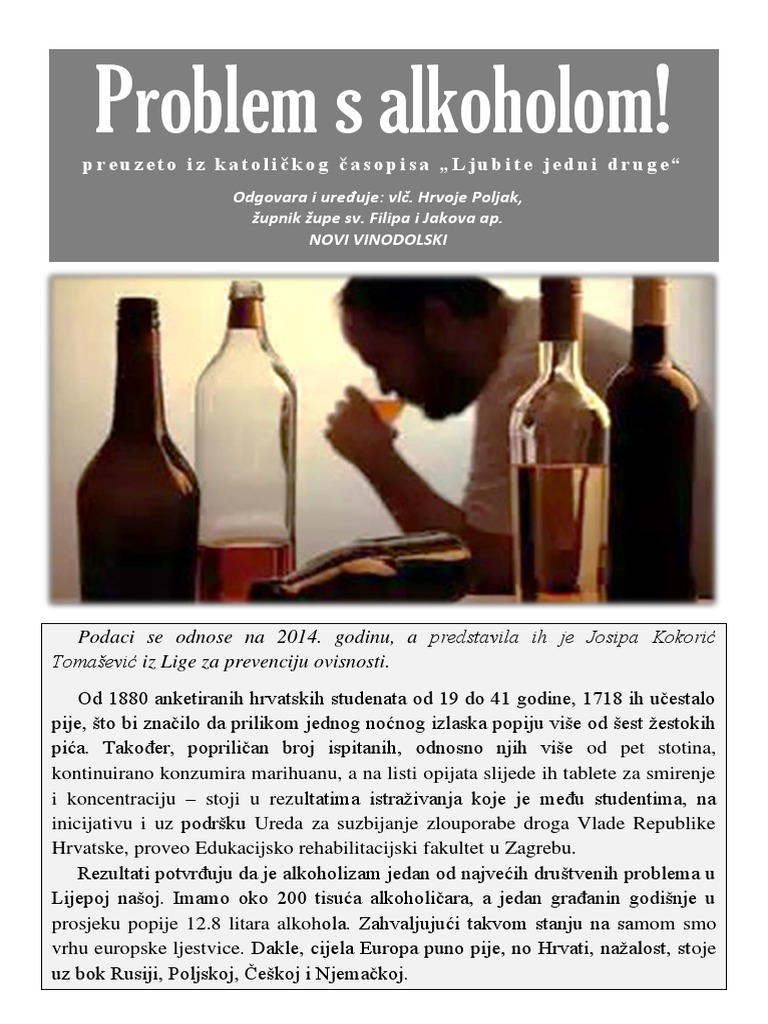 Problem S Alkoholom | PDF