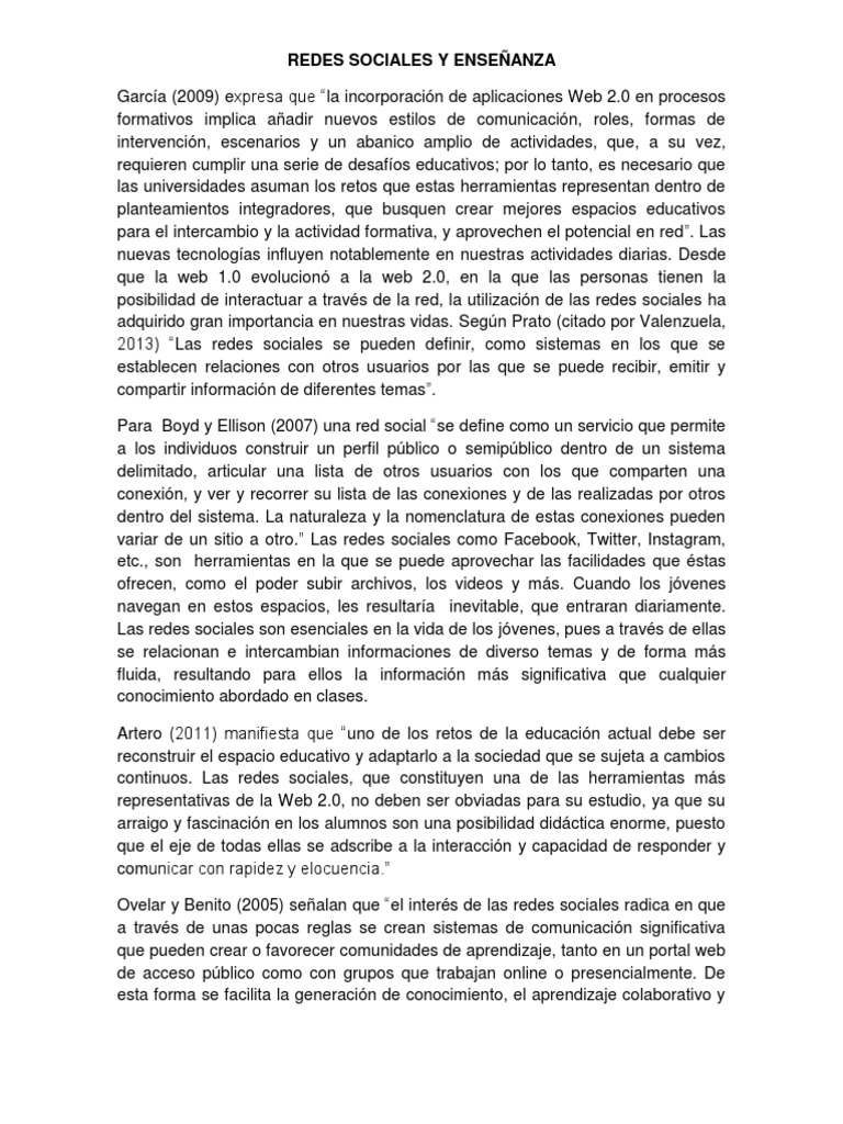 Marco Teorico Sandra Tejada | PDF | Servicio de redes sociales | Maestros