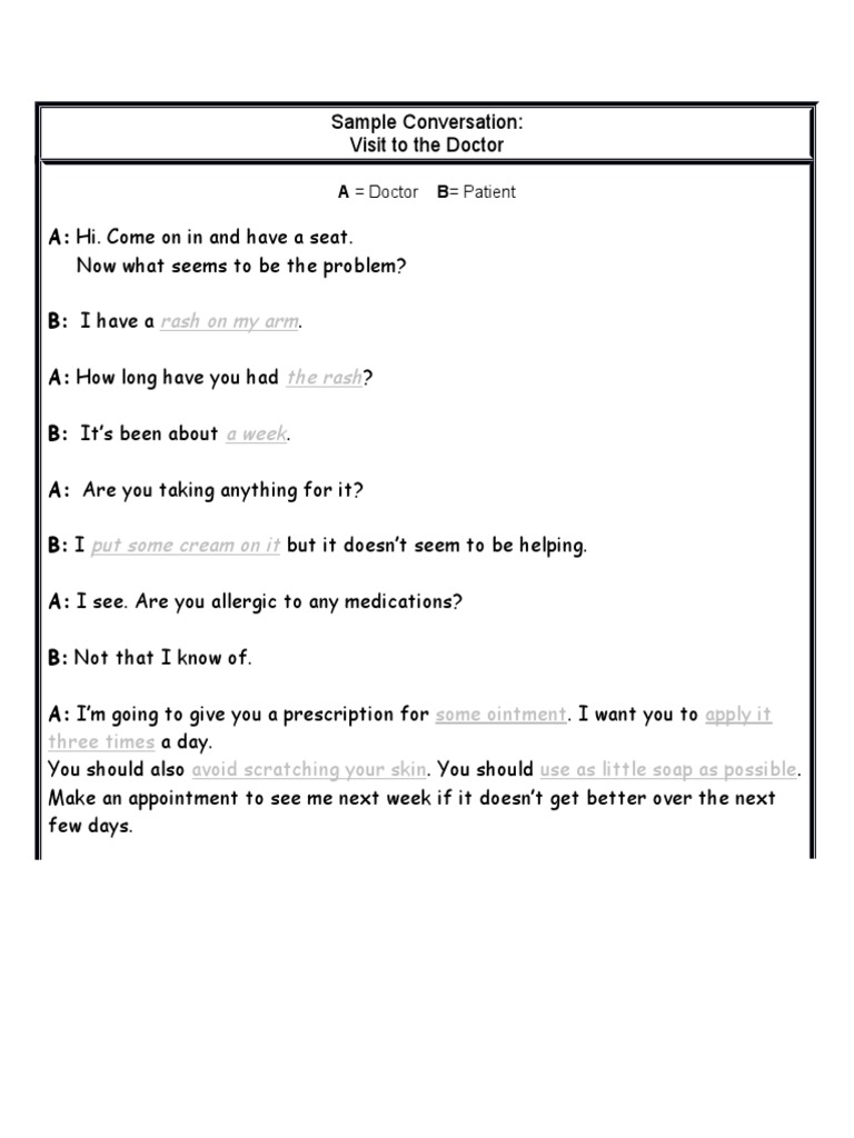 Sample Conversation | PDF