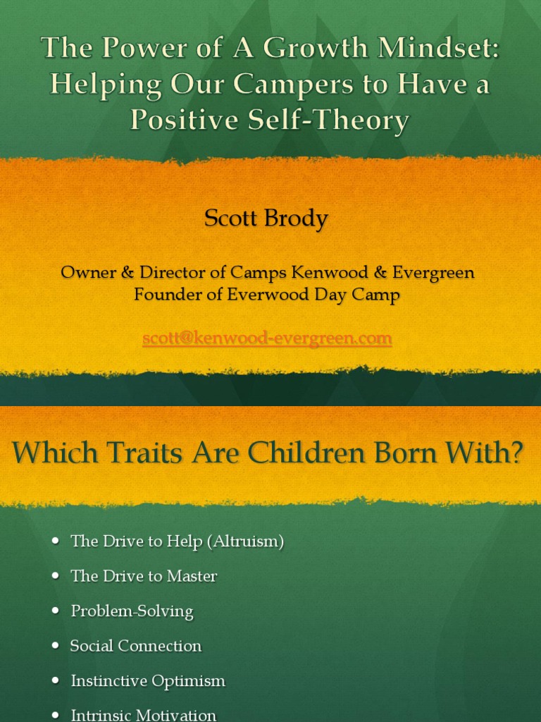 The Power of Growth Mindset | PDF | Mindset | Motivation