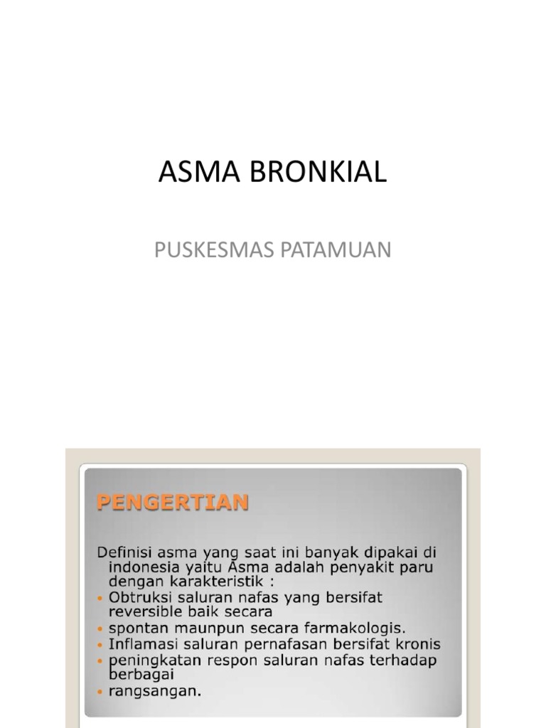 Asma Bronkial | PDF