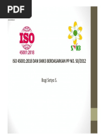 Standar ISO 45001-2018 Indonesia | PDF | Teknologi & Rekayasa