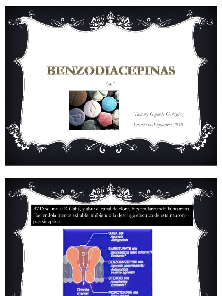 BENZODIACEPINAS | Benzodiazepinas | Psicología anormal
