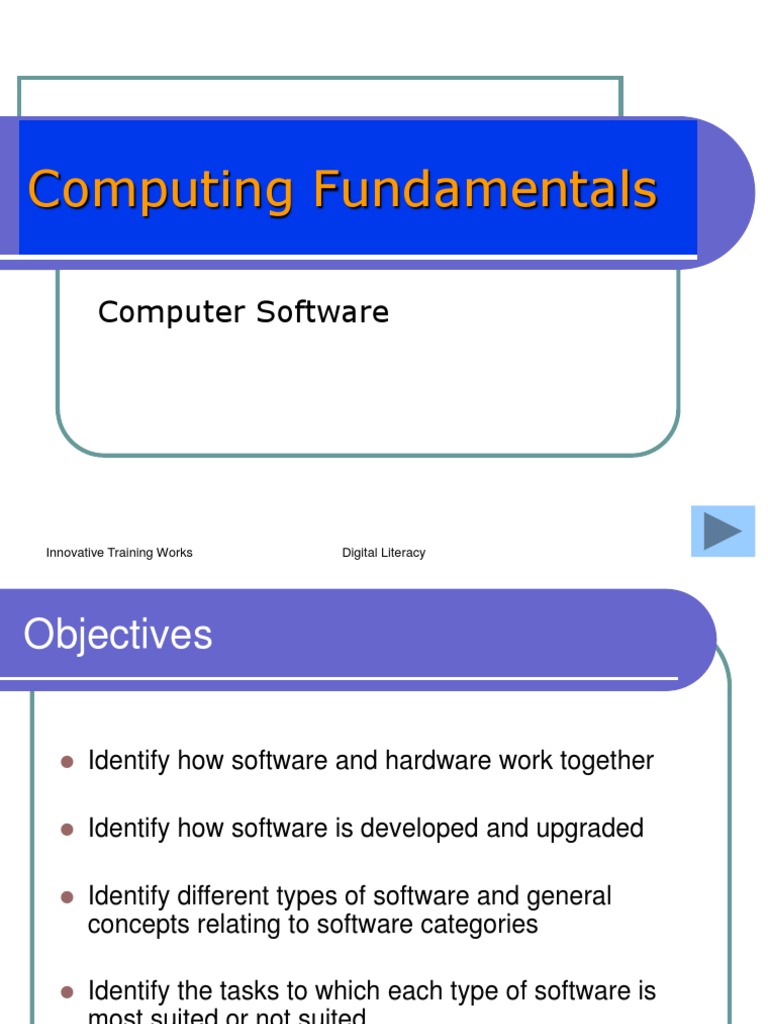 2 Computing Fundamentals - Software | PDF | Operating System | Software