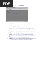 Parts of MS Excel Window | PDF