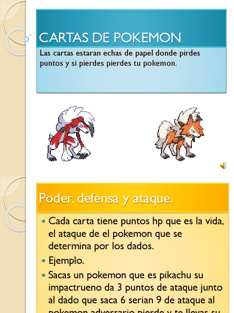 Cartas de Pokemon | PDF