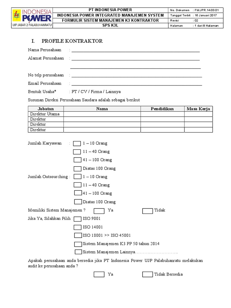 Formulir Csms Pdf Pdf
