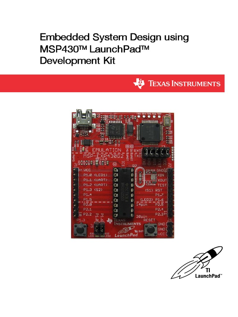Embedded System Design Using MSP430 Launchpad Development Kit PDF | PDF ...