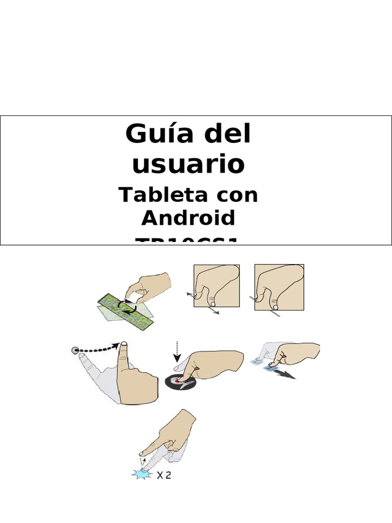 Manual de Uso (Tableta I) | PDF | USB | Wifi