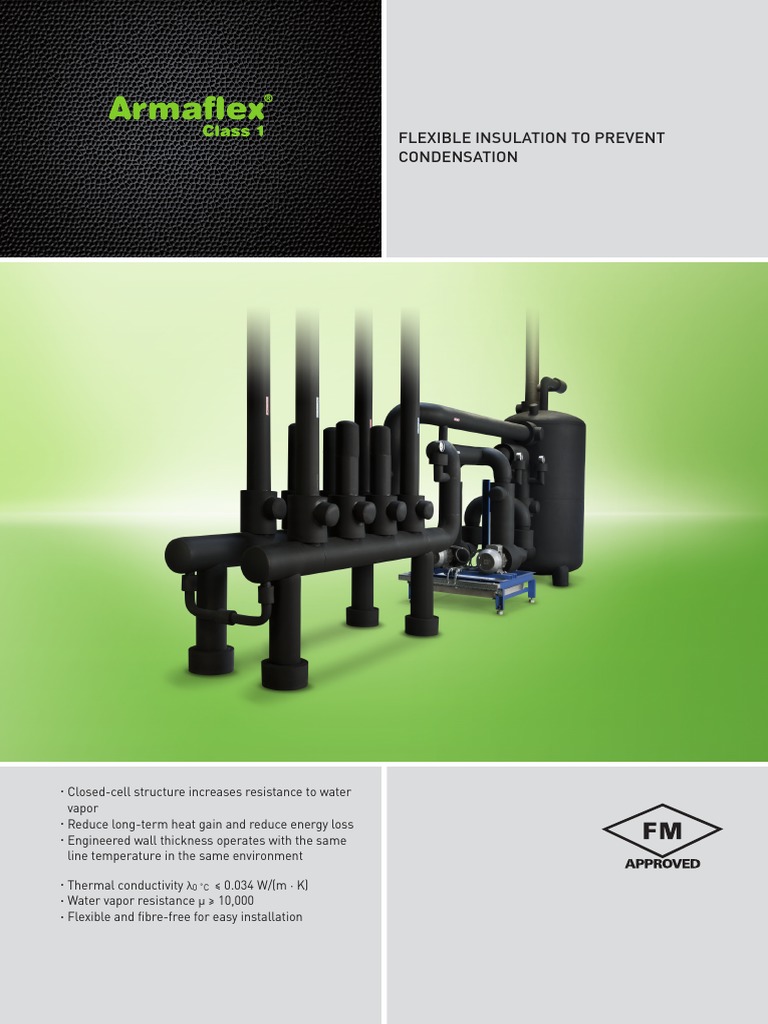Brochure Armaflex Class 1 With FM Approved | PDF | Thermal Conductivity ...