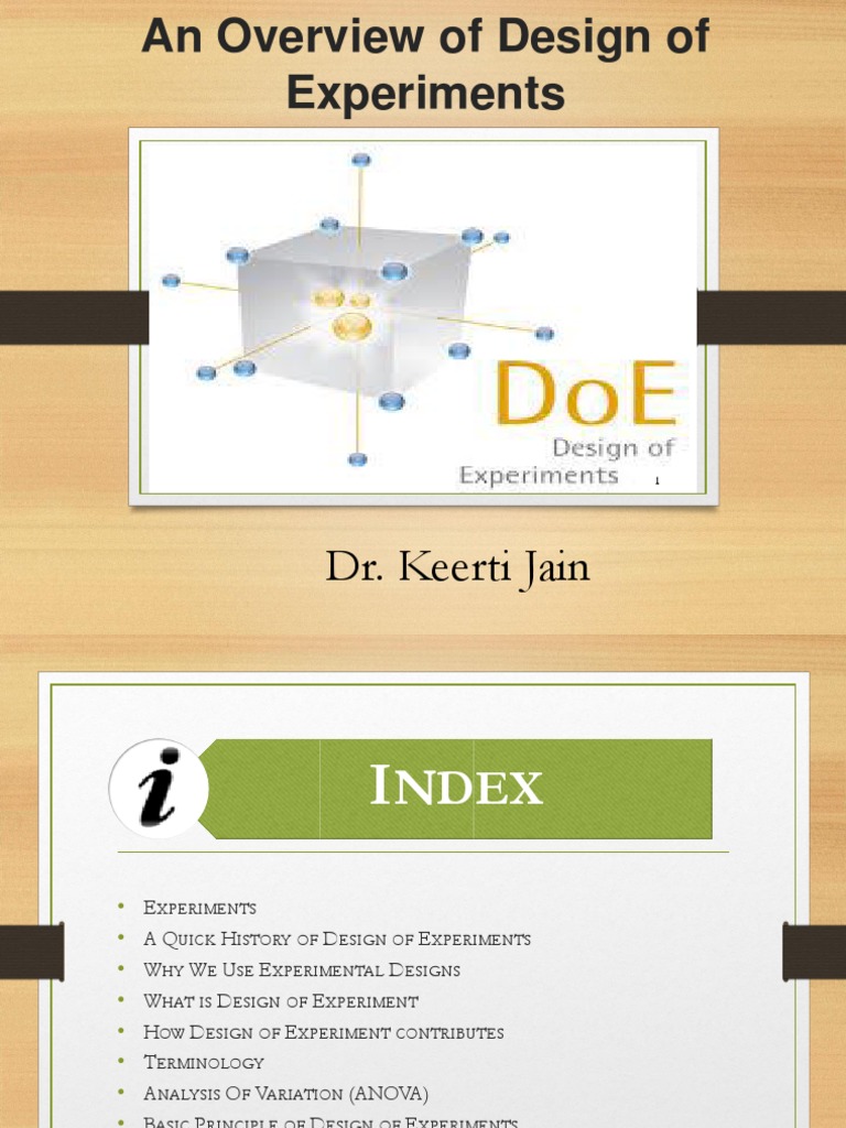 An Overview of the Fundamental Principles and Applications of Design of ...