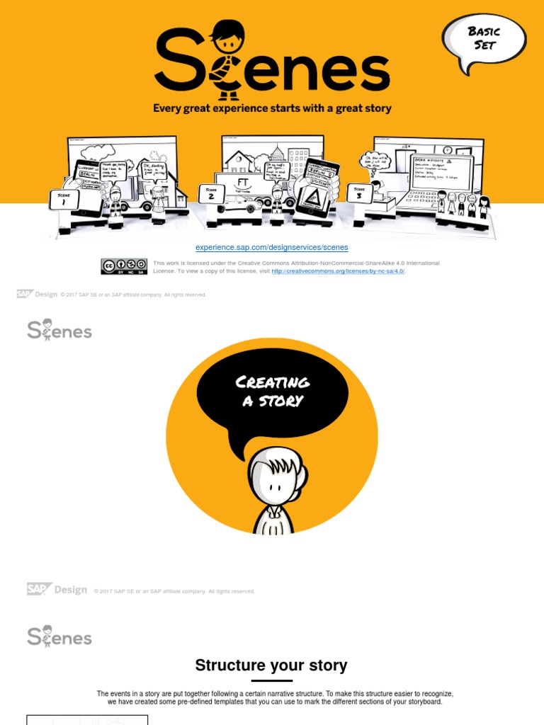 Scenes BasicSet DigitalStoryboarding | PDF | Creative Commons License