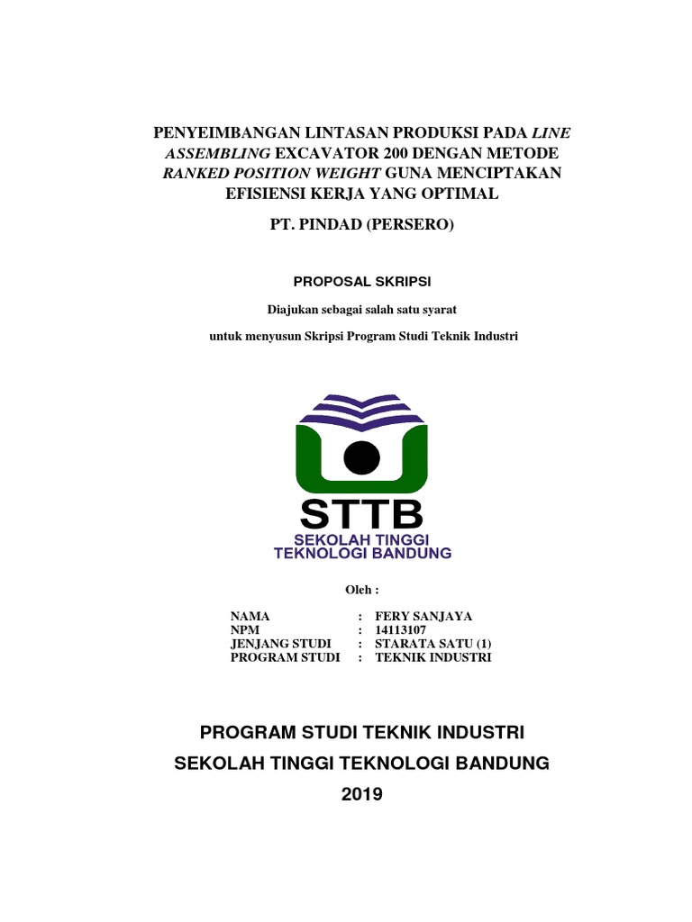 Analisis Peningkatan Produksi Menggunakan Metode Line Balancing | PDF