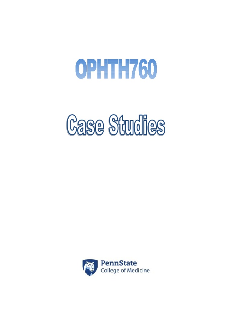 A Collection of Ophthalmic Case Studies: Fundoscopic Findings, Clinical ...