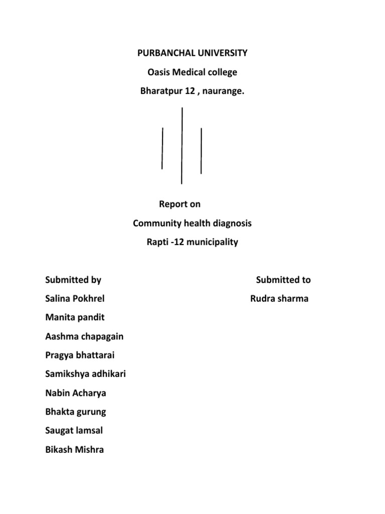 PURBANCHAL UNIVERSITY - Report | PDF | Public Health | Sampling ...