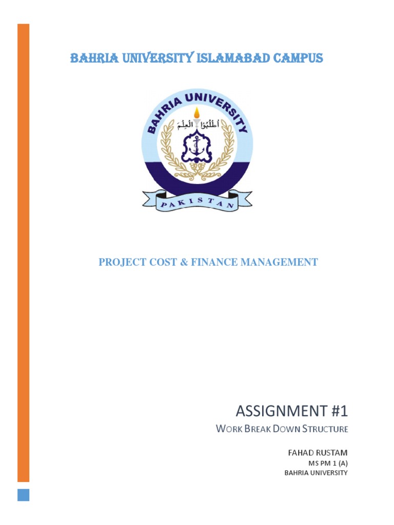 Bahria University Islamabad Campus: Assignment #1 | PDF