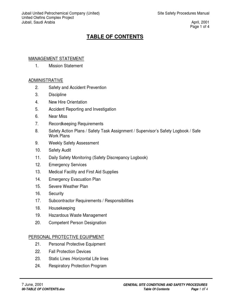 JUPC Safety Manual PDF | PDF | Safety | Occupational Safety And Health