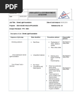 HSE Plan Template | PDF | Occupational Hygiene | Risk Management