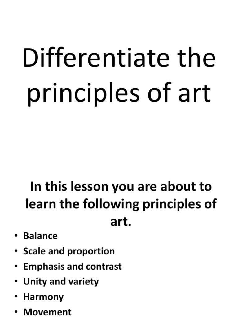Principles of Art Explained | PDF | Composition (Visual Arts) | Symmetry