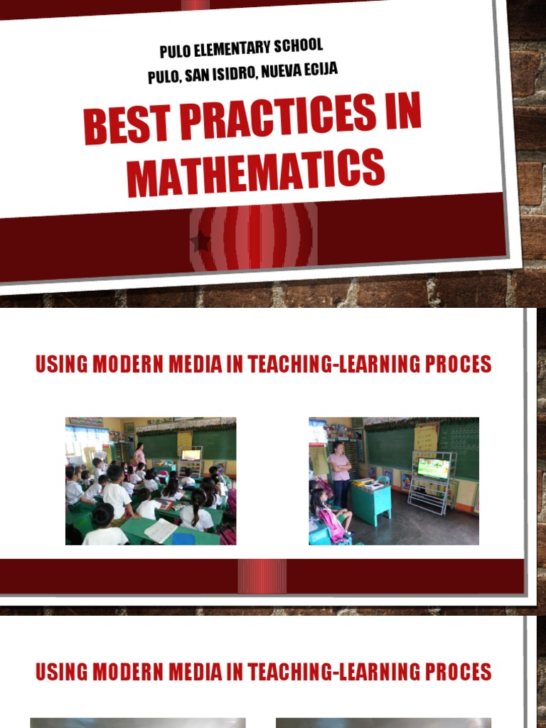 Best Practices in Mathematics | PDF