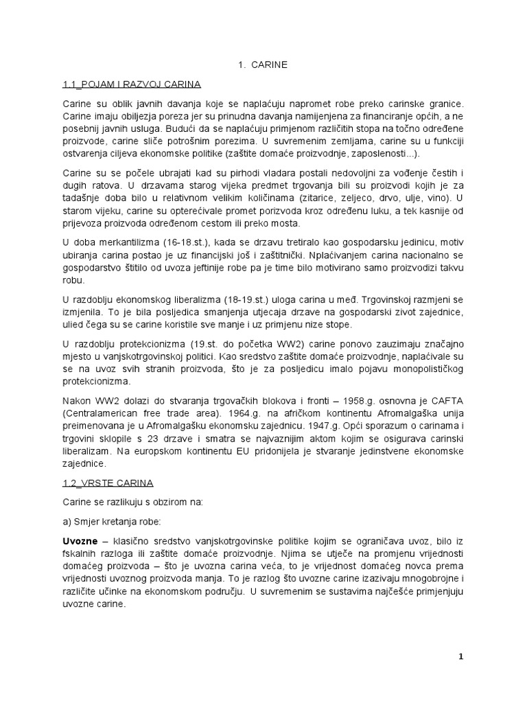 Carinsko Skripta 2019 | PDF