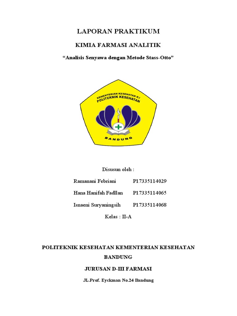 Analisis Senyawa Metode Stass-Otto | PDF