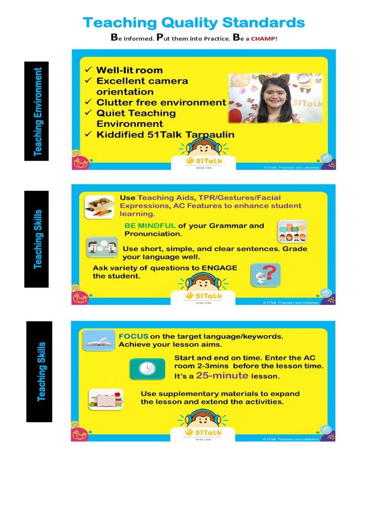 Teaching Quality Standards - 02192019 | PDF