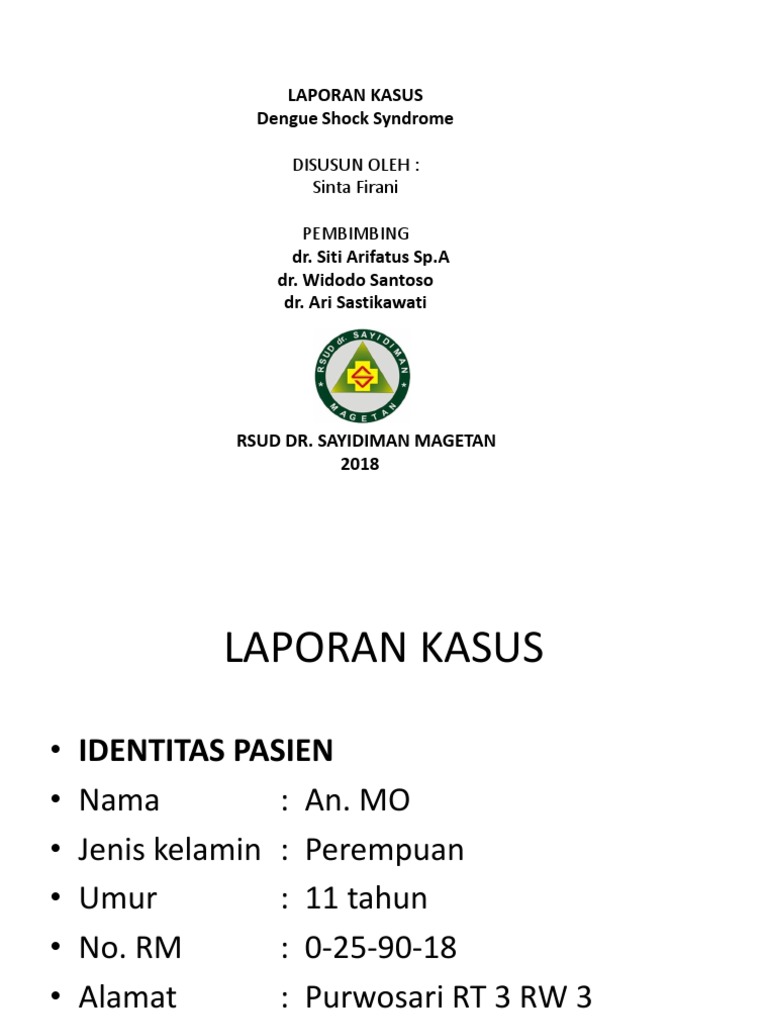 Laporan Kasus DSS | PDF