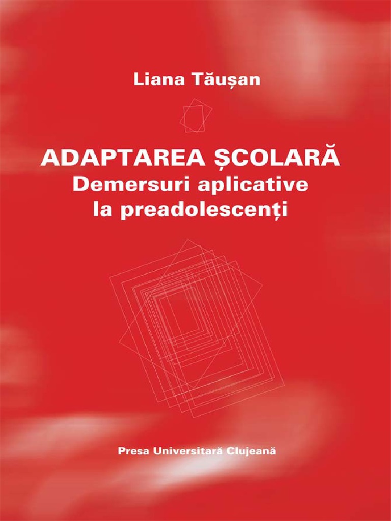 Carte Adaptare Scolara PDF | PDF